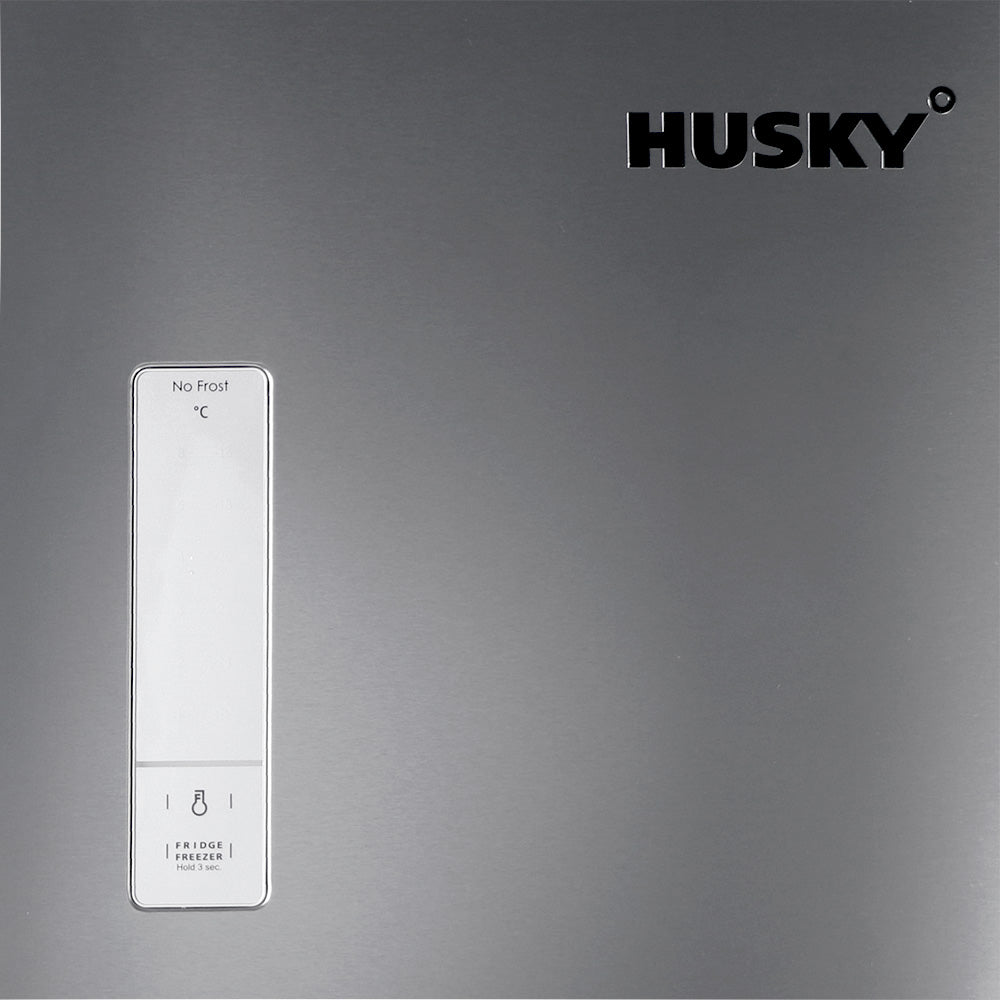 Husky 268L Hybrid Fridge & Freezer in White (HUS-268VFWH.1)